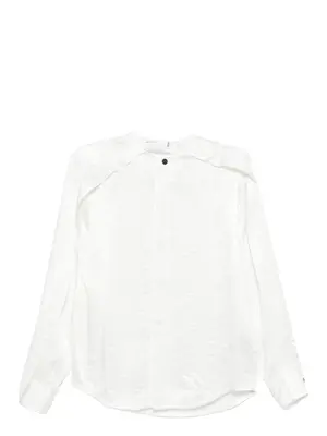 Toga Wrinkle Satin Blouse - White