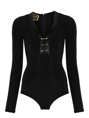 MITILIANE COUTURE Piercing-detail Bodysuit - Black