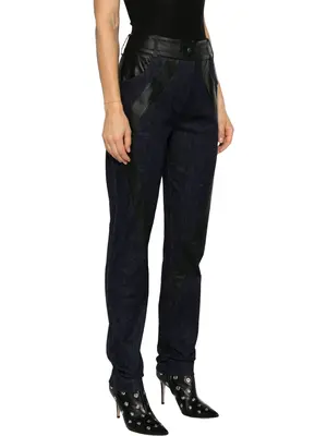 MITILIANE COUTURE MITILIANE COUTURE Denim With Leather Inserts