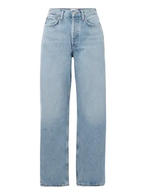 AGOLDE Kelly High-rise Straight-leg Jeans - Blue