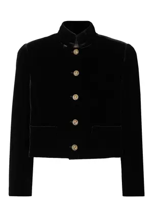 Loro Piana Stephanie Velvet Jacket - Black