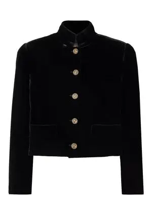 Loro Piana Stephanie Velvet Jacket - Black