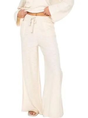 Roxy Roxy Beach Breeze Split Hem Pants Parchment