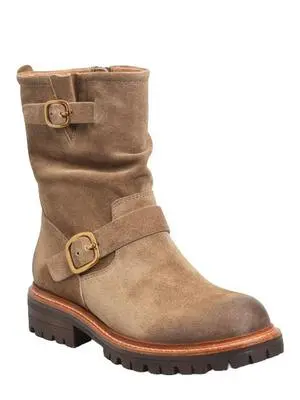 SOFFT Amberlynn Water Resistant Moto Boots - Oak Brown