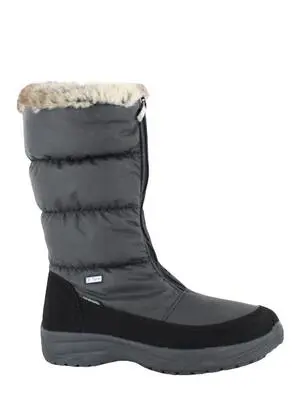 Naot Snow Faux Fur Lined Water Resistant Boots - Black