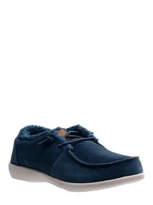 REVITALIGN Siesta Faux-fur Lined Shoe - Marine Blue
