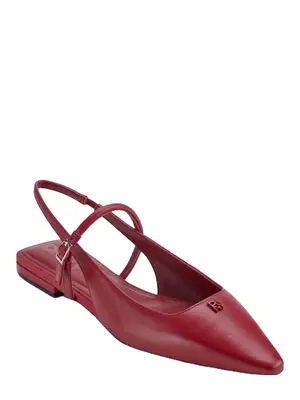 Dkny Cairo Slingback Mary Jane Flat - Ruby Red