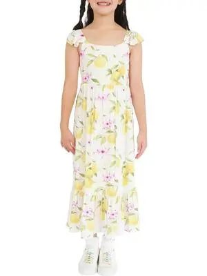 BELLE & BLOOM Sunset Sakura Maxi Dress - Sakura Orchard