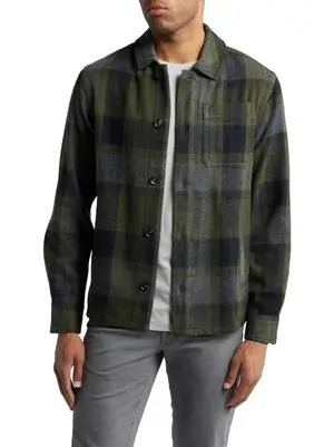 BRAX Santiago Button-up Overshirt Olive