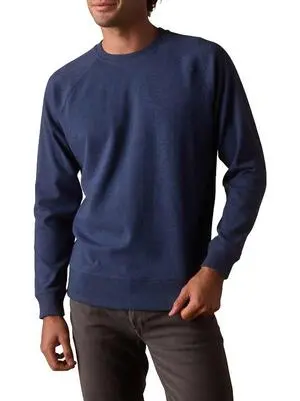 THE NORMAL BRAND Puremeso Everyday Crewneck Sweatshirt - Indigo Blue