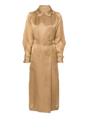 MAX MARA SFILATA Sfilata Acco' Silk Trench - Brown