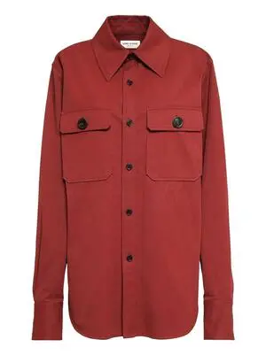 Saint Laurent Cotton Shirt - Red