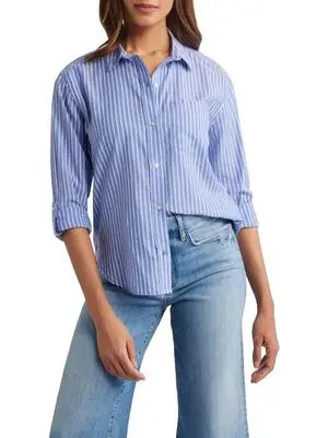 BEACHLUNCHLOUNGE Mira Stripe Shirt - Monte Cavo