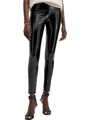 ALLSAINTS Cora Shine Patent Faux Leather Leggings
