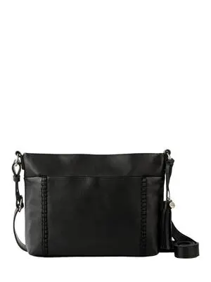 THE SAK Melrose Leather Crossbody Bag Black