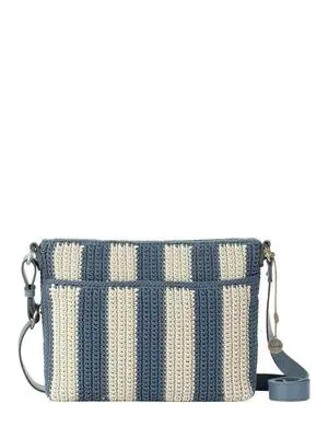 THE SAK Melrose Leather Crossbody Bag Maritime Stripe