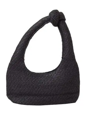 L*Space Ryder Raffia Shoulder Bag - Black