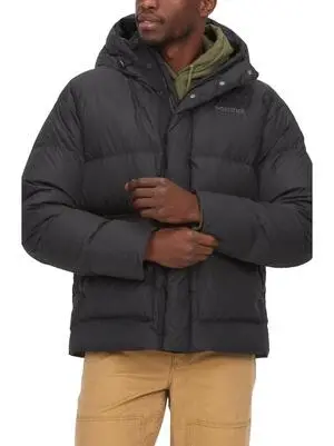 MARMOT Stockholm Hooded 700 Fill Power Down Jacket - Black