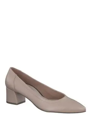 Paul Green Yvette Pointed Toe Pump - Biscuit Soft Nappa