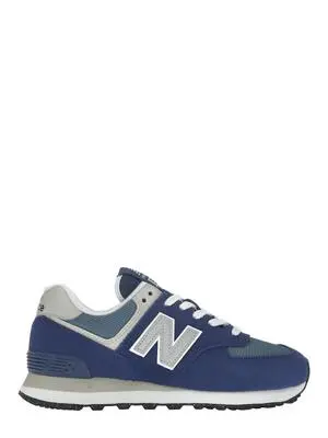 NEW BALANCE 574 Athletic Sneakers - Inkwell/heron Blue/grey Matter