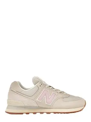 NEW BALANCE 574 Gum Sneakers - Linen/century Pink/sea Salt