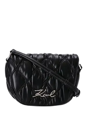 Karl Lagerfeld Klogo Signature Crossbody Bag - Black