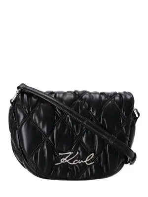 Karl Lagerfeld Klogo Signature Crossbody Bag - Black