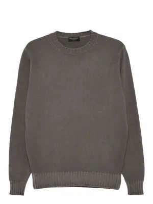 DELL'OGLIO Crew Neck Sweater - Grey