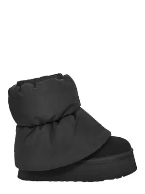 UGG Mini Dipper Puffer Boots - Black