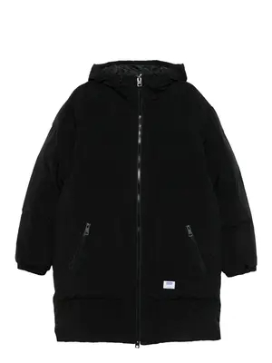 BOSS Quilted Padded Mid-length Coat - Black
