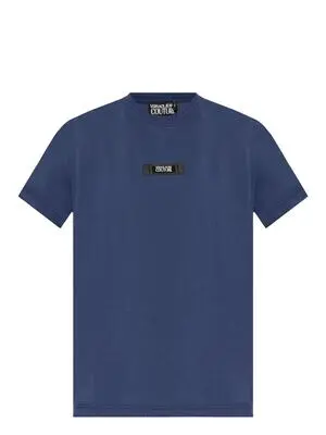 Versace Logo-patch T-shirt - Blue