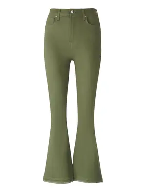 Veronica Beard Carson Bootcut Jeans - Green