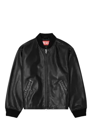 DIESEL® L-khat Leather Jacket - Black