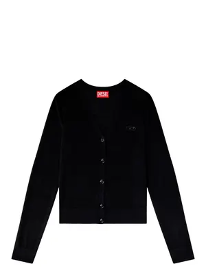 DIESEL M-alima Knit Cardigan - Black