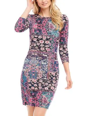 Karen Kane Crepe Sheath Dress - Print