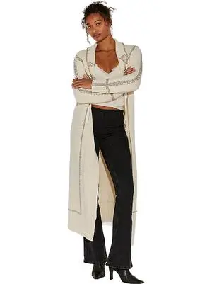UNDERSTATED LEATHER Understated Leather Moto Robe Cream
