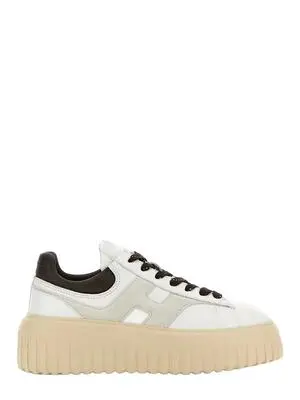 Hogan Nappa Leather Sneakers - White