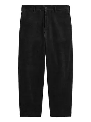 Cos Corduroy Wide-Leg Trousers Black