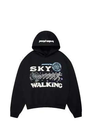 BROKEN PLANET Sky Walking Hoodie - Midnight Black