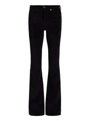 VERONICA BEARD Beverly Velvet Skinny-flare Pants
