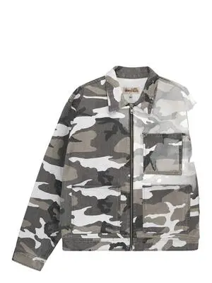 StÜssy Camo Zip Work Jacket - Multicolor
