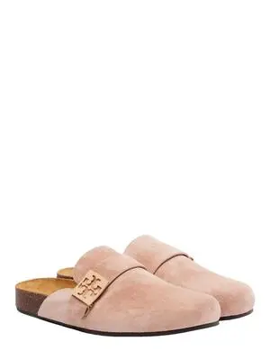 Tory Burch Tory Burch Mellow Suede Mules Pink