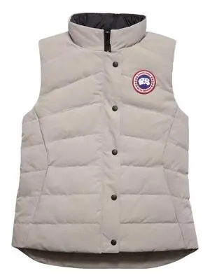 Canada Goose Grandview Cropped Vest Black Label Light Gray