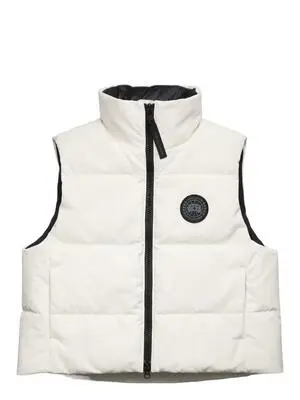 Canada Goose Grandview Cropped Vest Black Label North Star White