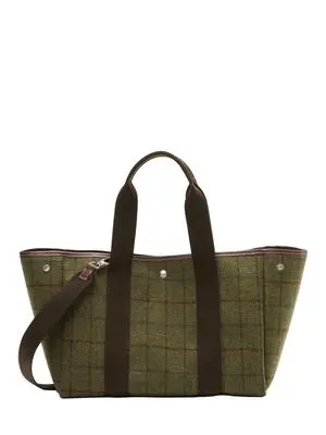 Rue De Verneuil Medium Traversée Bag - Hunting Tweed