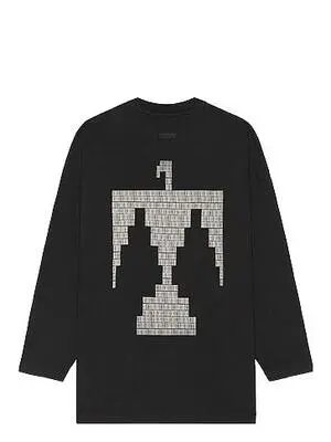 Fear Of God Long Sleeve Graphic Tee - Black
