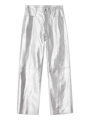 HOUSE OF DAGMAR Loose Fit Trousers - Silver