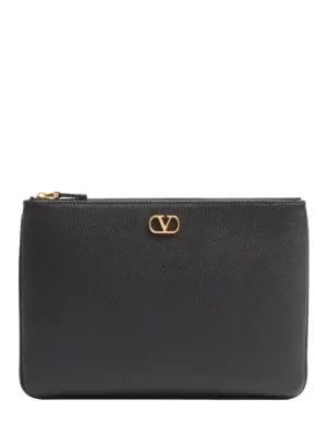 Valentino Garavani Vlogo Clutch Bag - Black