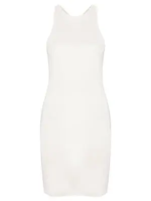 SAINT LAURENT Saint Laurent Criss-Cross Bodycon Mini Dress