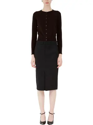 MAISON MARGIELA Maison Margiela High-Rise Midi Skirt